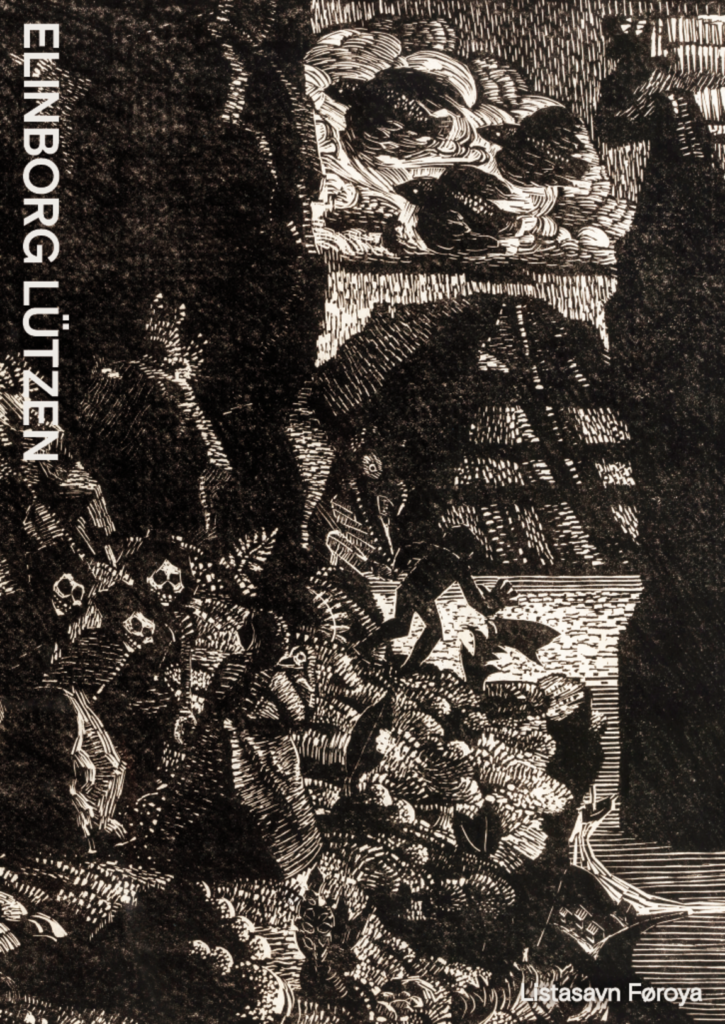 Plakat, Elinborg Lutzen - H.N. Jacobsens Bókhandil