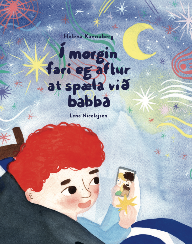 Í morgin fari eg aftur at spæla við babba - H.N. Jacobsens Bókhandil